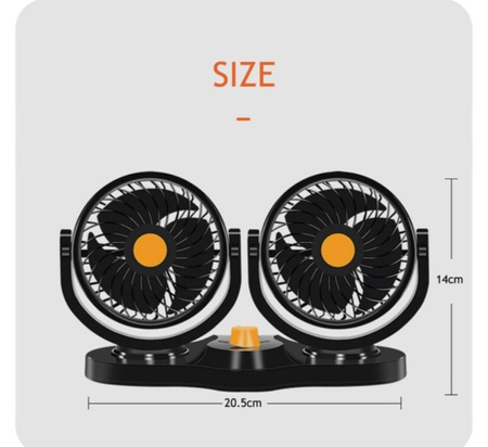 Avtomobil uchun 360 ventilyator