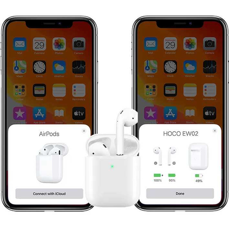 Бесплатная ДОСТАВКА! Airpods 2.2 hoco EW02 - оригинал от HOCO