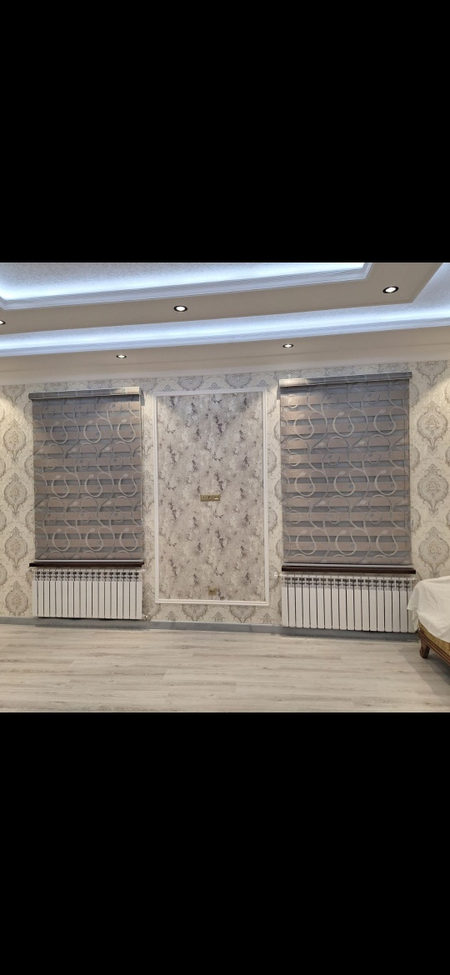 Diamond _ fabric turfa hil jaluzilar combo dikki garizantal rollo