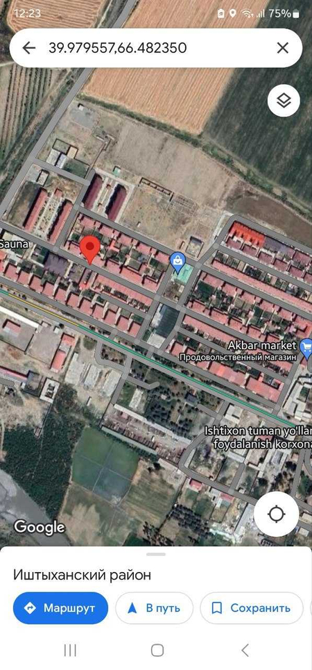 Иштихон шахри Тахта бозор ёнидаги Коттежлар уртасидаги Бино сотилади.