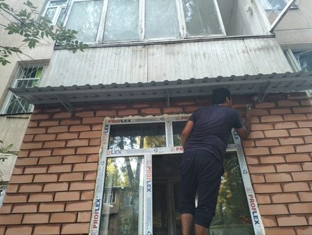 Балконга гишт терамиз, казирок решотка куямиз