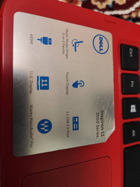 Netbook dell ekran sensor