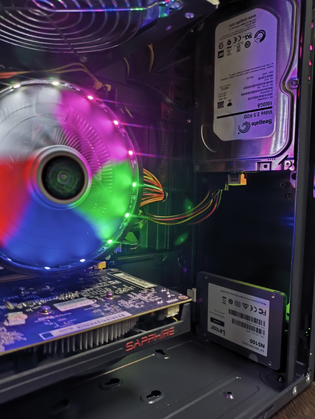 Biostar H310+G5420+8Gb+RX550 4Gb