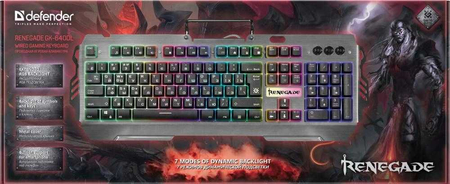Игровая клавиатура Defender Renegade GK-640DL