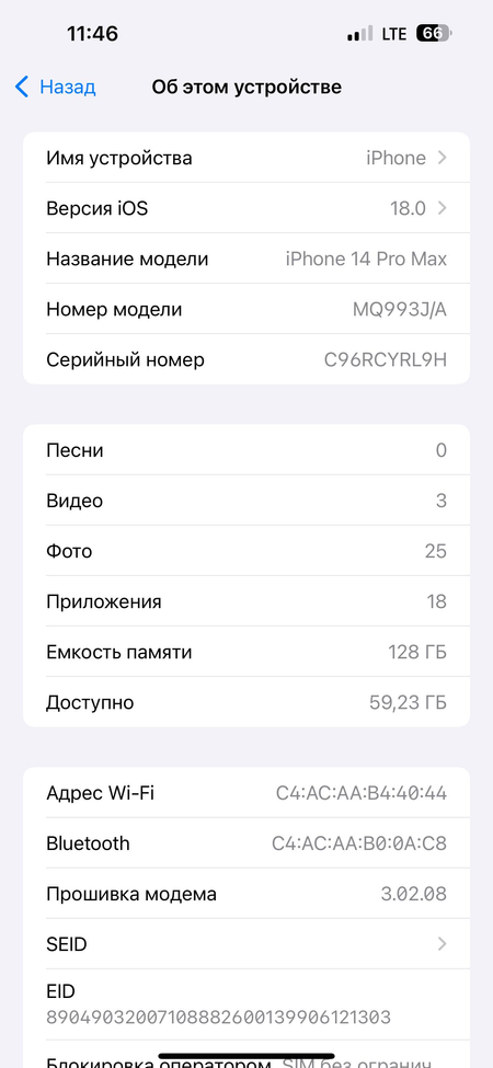 Iphone 14 Pro Max 128