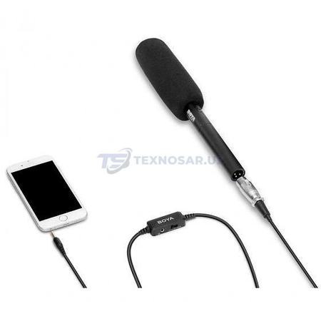 BOYA BY-BCA6 переходник соединяющий XLR микрофоны со смартфонами