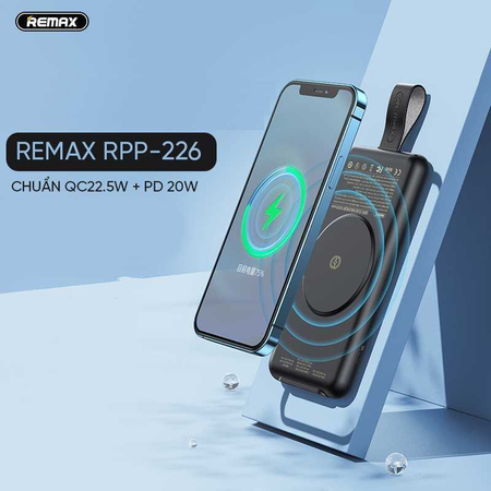 Power Bank Magsafe Remax 10000maH QC 22.5W+ PD 20W