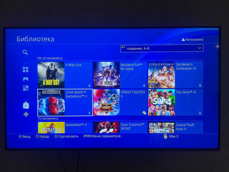 PlayStation PS 4 Pro 1 TB с библиотекой игр