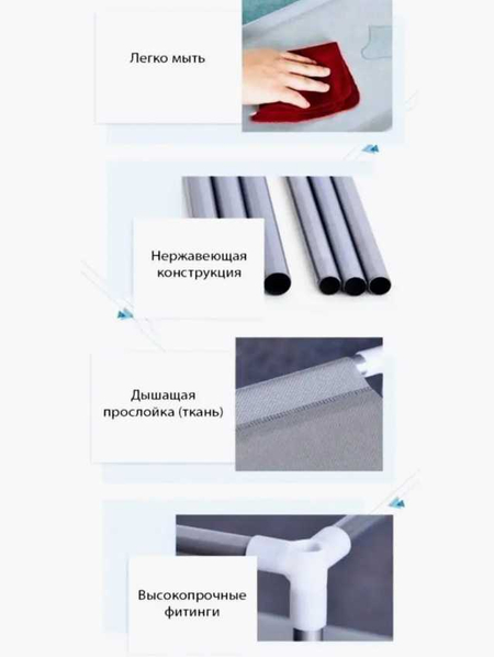 Компактный Удобный  Шкафчик с чехлом