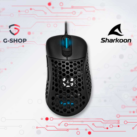 Игровая мышь с подсветкой RGB Sharkoon Light2 200 Black Gaming Mouse