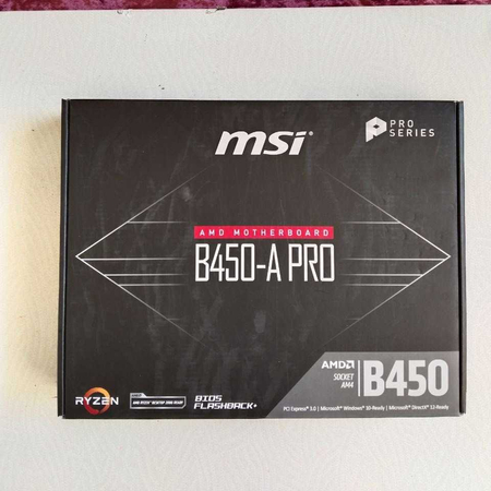 Материнская плата MSI B450-A PRO