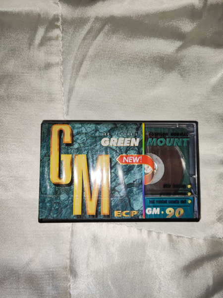 Аудио кассета ECP GM GREEN. Запечатанная кассета!