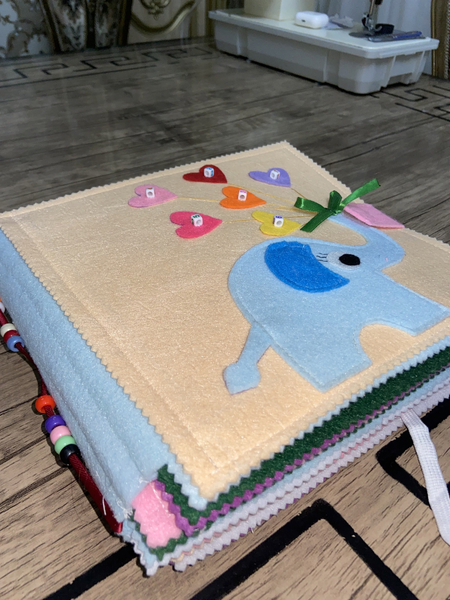 развивающие книги из фетра