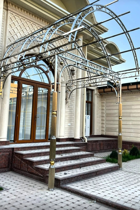 Козырёк из нержавейки