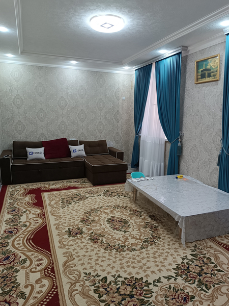 Продается 3 х комнатная квартира. 87.7 КВ.м Нурхон. Новостройка