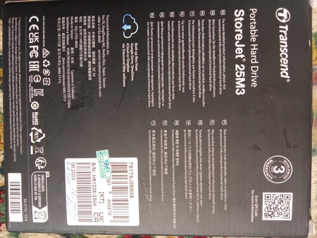 Transcent 1 TB HARD DISK sotiladi.