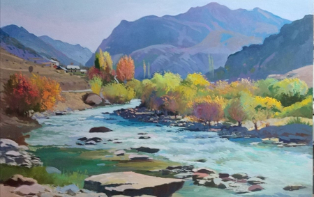 Художник Рассом деворга расм чизиш rassom Samarqand