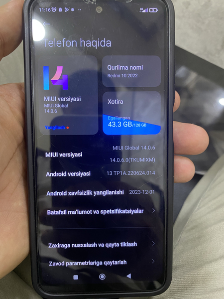 Xiaomi 10 pro. 128 xotira