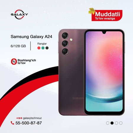 SAMSUNG A24 kafolati bilan