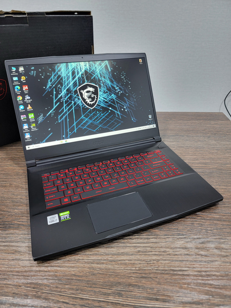 игровой i7 ноутбук MSI GF65 Thin 10UE, Американская сборка, как новый