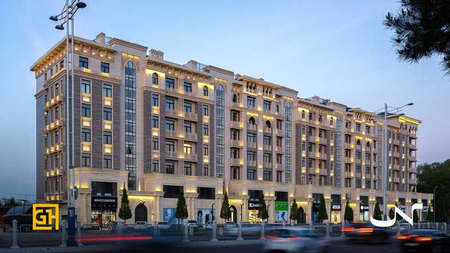 Novza Goldenhouse! Сдается 2x ком квартира!Озелененный внутренний двор
