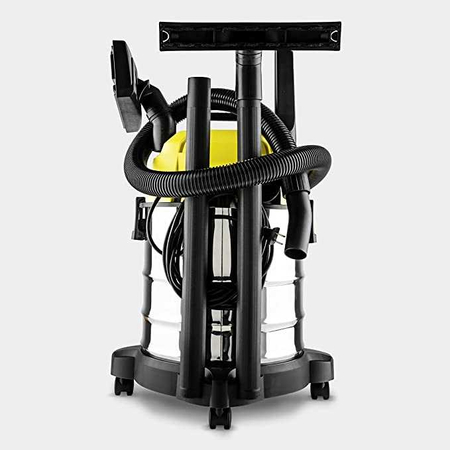 Универсальный пылесос от Karcher с баком 18 литров из нержавейки.
