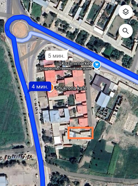 2.2 sotuqli 17 metrga imorat qilingan yer sotiladi