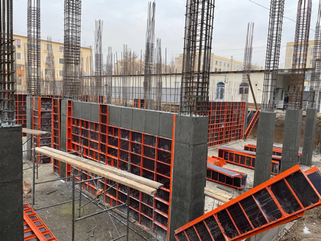 Опалубка телескопическая стойка балка фанера