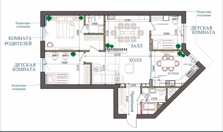 Продается квартира КОРОБКА в элитном доме Дархан Авенью Darkhan Avenue