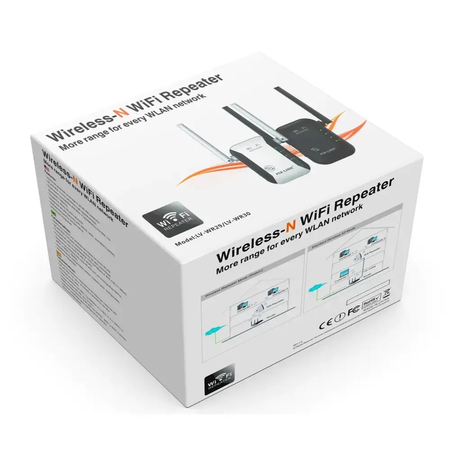 Ретранслятор WiFi репитор 300Мбт/с, WiFi repiter