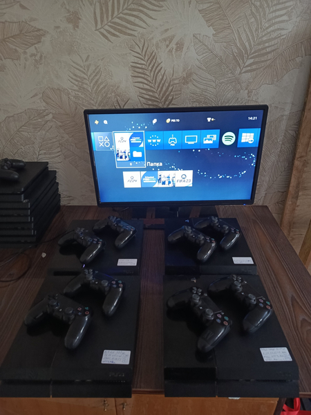 Playstation 4 фат 500гб 12:00 официальный версия с играми