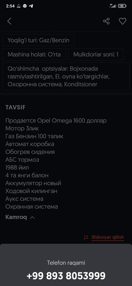 Yengi kreslo iwlatilmagan