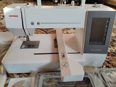 JANOME E550 вшипка