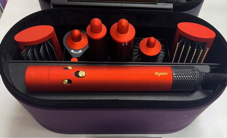 Dyson airwrap complete long orange red фен дайсон new 2023 model