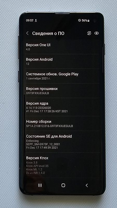 Samsung Galaxy S10 black