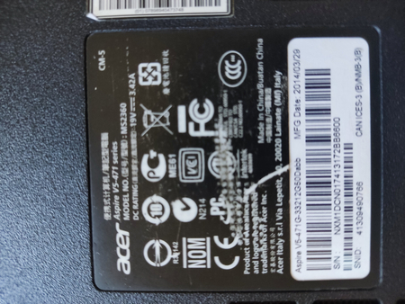 Ноутбук Aspire v5-471