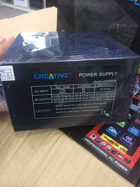 Продается качественные Блоки питание CREATIVE 500 ватт