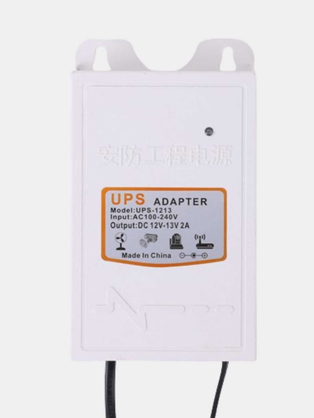 Mini UPS выход 12V-13V 2A ИБП для роутеров и камери Powerbank UPS-1213