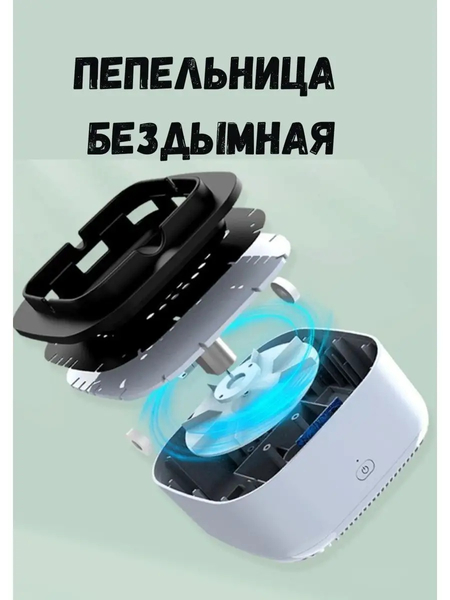 Бездымная пепельница для дома с поглощением дыма
