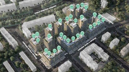 Продается новостройка с ремонтом 3/1/9 на Алайском ЖК Нур (А)
