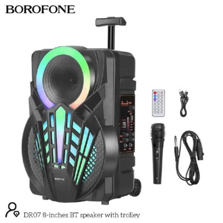 С ДОСТАВКОЙ! BOROFONE DR07 - портативная Караоке Колонка, блютуз