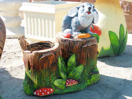 садовые пейзажи с животными, украшения