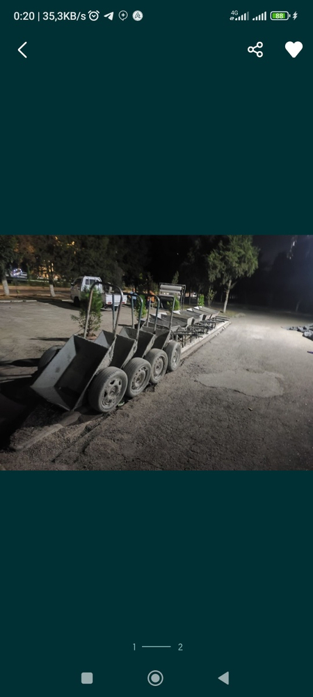 Arava Arenda  ™{ijaraga} 1 balonli 2 balonli sifatli aravalar