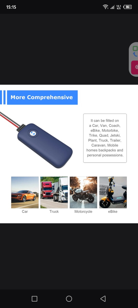 GPS Tracker мотоцикл авто итд
