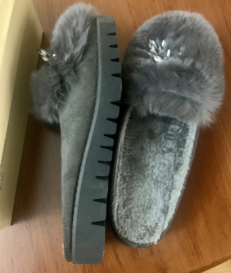 Утепленные женские тапочки