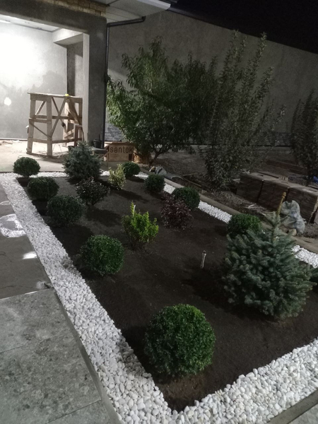 Газон екамиз Ландшафт киламиз