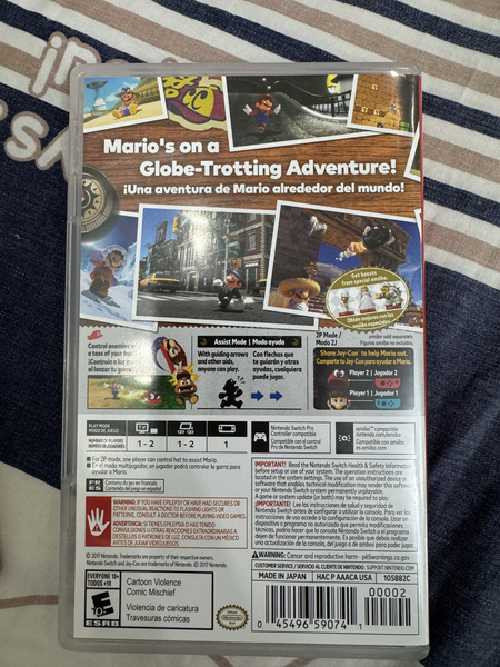 Игра на switch Super mario odissey на русском.