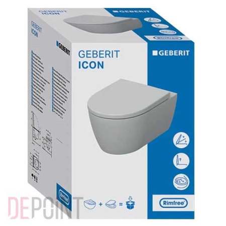 Подвесные Унитазы  GEBERIT iCon из Швейцарии! GEBERIT Безободковый.