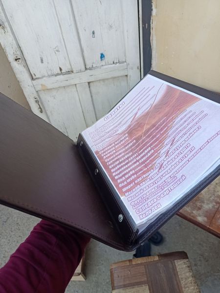 Koja menu, menyu, restoran oshxonalar uchun