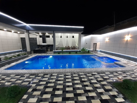 Дача HI_TECH Best House для вас для семей возле бочки